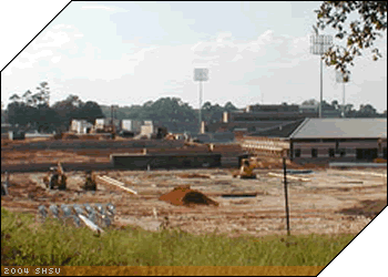 The Building of Sam Houston State University