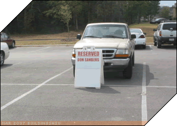 The Building of Sam Houston State University